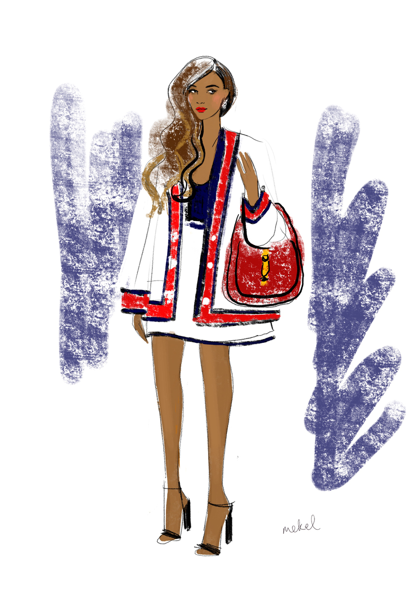Gucci Live Fashion Illustration | Mekel